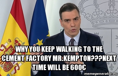 Meme Personalizado - why you keep walking to the cement factory Mr ...