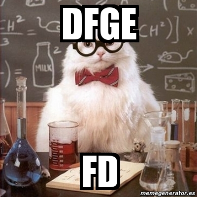 Meme Chemistry Cat - dfge fd - 31610438