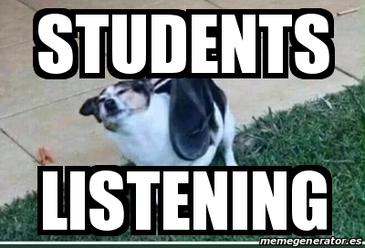 English Listening Memes