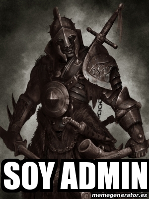 Meme Personalizado - Soy admin - 31618787