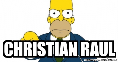 Meme Personalizado - Christian Raul - 31619384