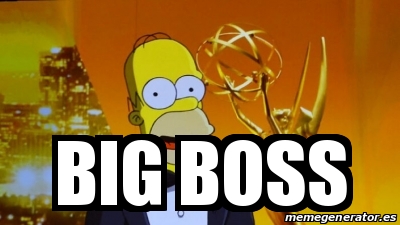 Meme Personalizado - big boss - 31619421