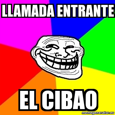 Meme Troll - Llamada entrante El cibao - 31623929