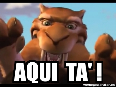 Meme Personalizado - Aqui ta' ! - 31636889