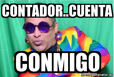 Meme Personalizado - Contador..cuenta Conmigo - 31640197