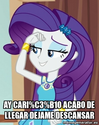 Meme Personalizado - Ay Cari%C3%B1o Acabo De Llegar Dejame Descansar ...