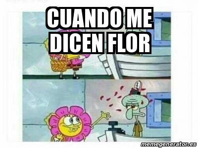 Meme Personalizado - Cuando me dicen Flor - 31654751