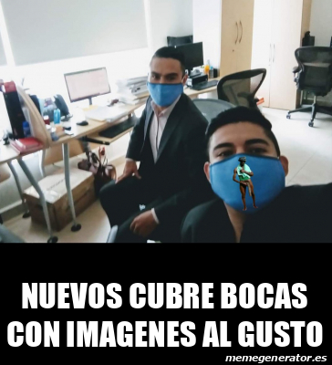 Meme Personalizado - Nuevos cubre bocas con imagenes al gusto - 31659206