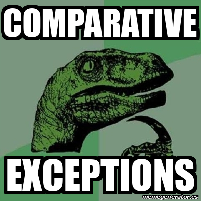 Meme Filosoraptor - comparative exceptions - 31668398