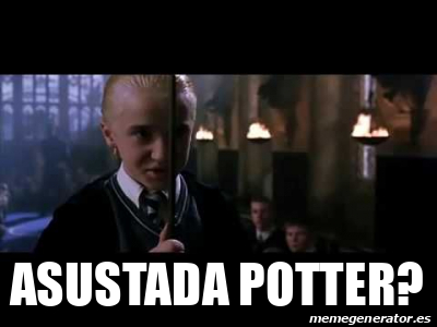 Meme Personalizado - asustada potter? - 31669029