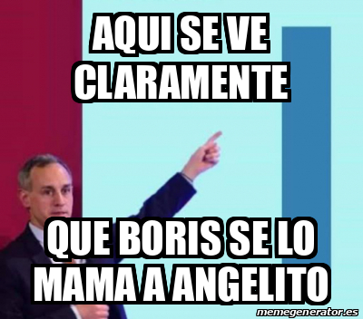 Meme Personalizado - Aqui se ve claramente Que boris se lo mama a ...