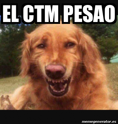 Meme Personalizado - EL CTM PESAO - 31672719