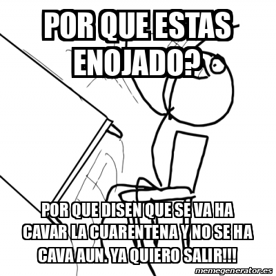 Meme Desk Flip Rage Guy - por que estas enojado? por que disen que se ...