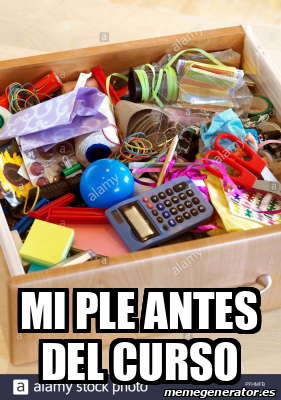 Meme Personalizado - mi ple antes del curso - 31673234