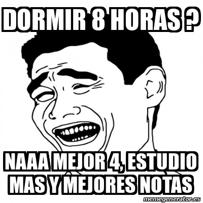 Meme Yao Ming 2 - dormir 8 horas ? naaa mejor 4, estudio mas y mejores ...