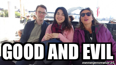 Meme Personalizado - GOOD AND EVIL - 31688259