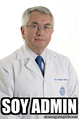 Meme Personalizado - SOY ADMIN - 31689123