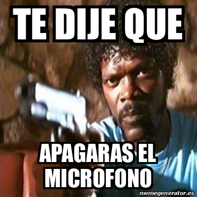 Meme Pulp Fiction - te dije que apagaras el microfono - 31689558