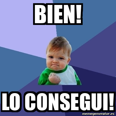 Meme Bebe Exitoso - Bien! Lo consegui! - 31694635