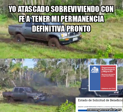 Meme Personalizado - YO atascado SOBREVIVIENDO CON FE A TENER MI ...