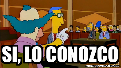 Meme Personalizado - si, lo conozco - 31699144