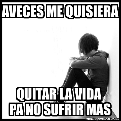 Meme First World Problems - Aveces me quisiera Quitar la vida pa no ...