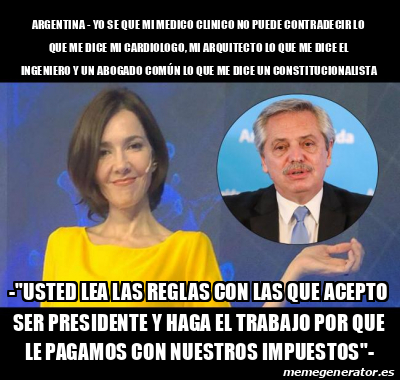 Meme Personalizado - argentina - yo se que mi medico clinico no puede ...