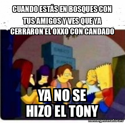 Meme Personalizado - Cuando estás en bosques con tus amigos y ves que ...