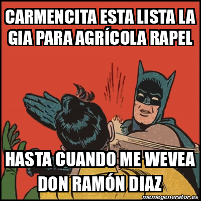 Meme Batman slaps Robin - Carmencita esta lista la gia para agrícola ...
