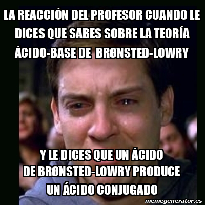 Meme crying peter parker - LA REACCIÓN DEL PROFESOR CUANDO LE DICES QUE ...