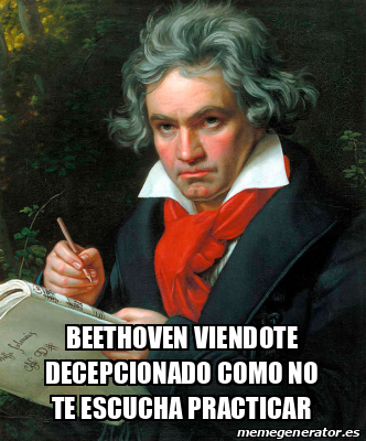 Meme Personalizado - Beethoven viendote decepcionado como no te escucha ...