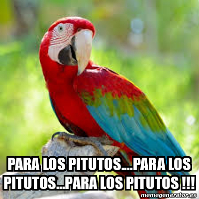 Meme Personalizado - para los pitutos....para los pitutos...para los ...