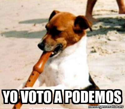Meme Personalizado - Yo voto a Podemos - 31732188