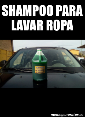 Meme Personalizado - Shampoo para lavar ropa - 31740076