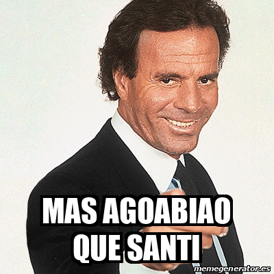 Meme Julio Iglesias - mas agoabiao que santi - 31742294