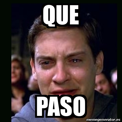 Meme crying peter parker - que paso - 31744772