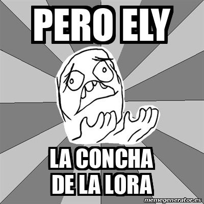Meme Whyyy - pERO ELY LA CONCHA DE LA LORA - 31749516