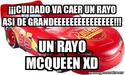 Meme Personalizado - ¡¡¡CUIDADO VA CAER UN RAYO ASI DE ...
