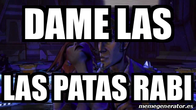 Meme Personalizado - dame las las patas rabi - 31774477
