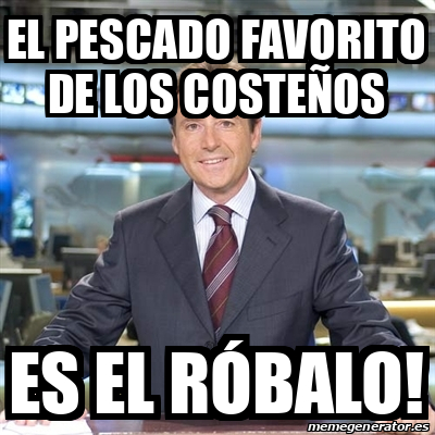 Meme Matias Prats - el pescado favorito de los costeños es el róbalo ...