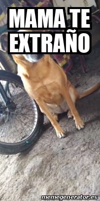 Meme Personalizado - Mama te extraño - 31782633