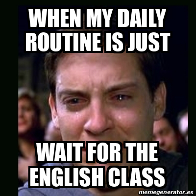 Meme crying peter parker - When my daily routine is just WAIT FOR THE ...