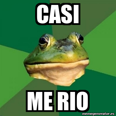 Meme Foul Bachelor Frog - Casi ME rio - 31784569