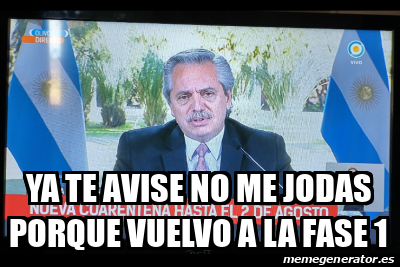 Meme Personalizado - Ya te avise no me jodas porque vuelvo a la fase 1 ...