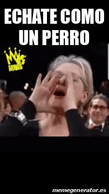 Meme Personalizado - Echate como un perro - 31787861