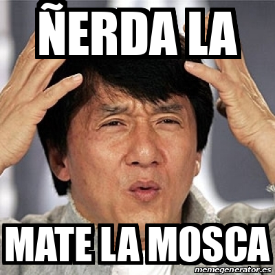 Meme Jackie Chan - ñerda la mate la mosca - 31788712