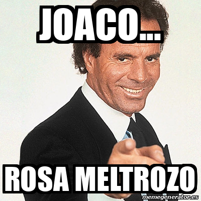 Meme Julio Iglesias - Joaco... Rosa meltrozo - 31789171