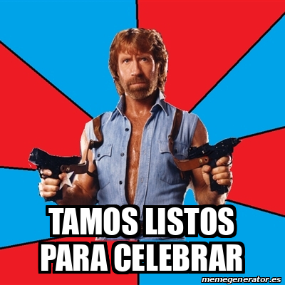 Meme Chuck Norris - tamos listos para celebrar - 31796472