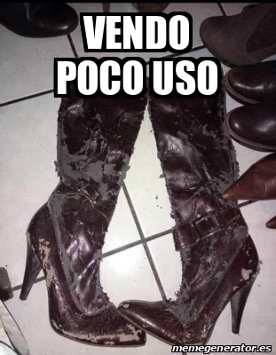 Meme Personalizado - Vendo poco uso - 31796982