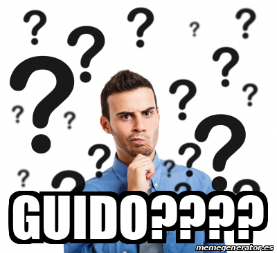 Meme Personalizado - GUIDO???? - 31806602